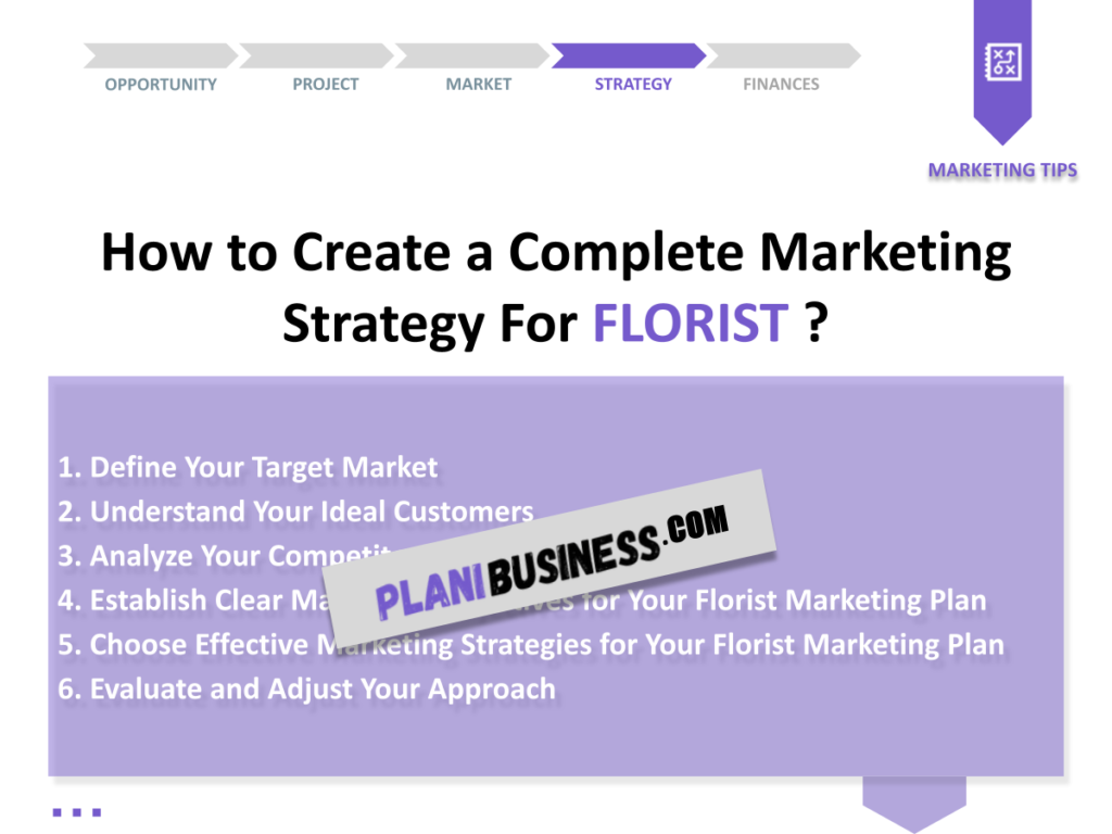 How To Write a Florist Marketing Plan