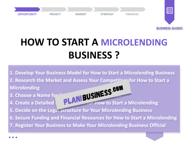 How to Initiate a Microlending Business?