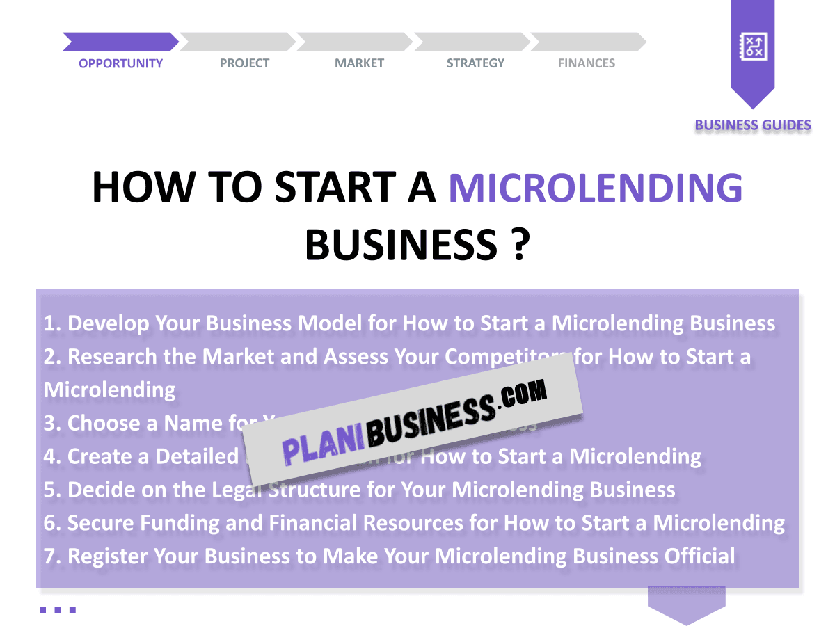 How to Initiate a Microlending Business?