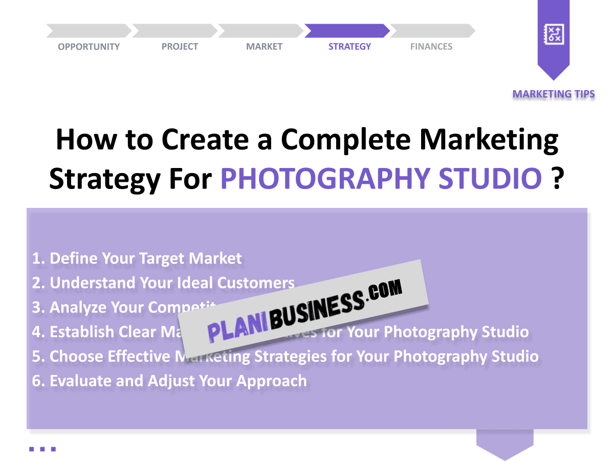 How to Build a Photography Studio Marketing Plan? With Example