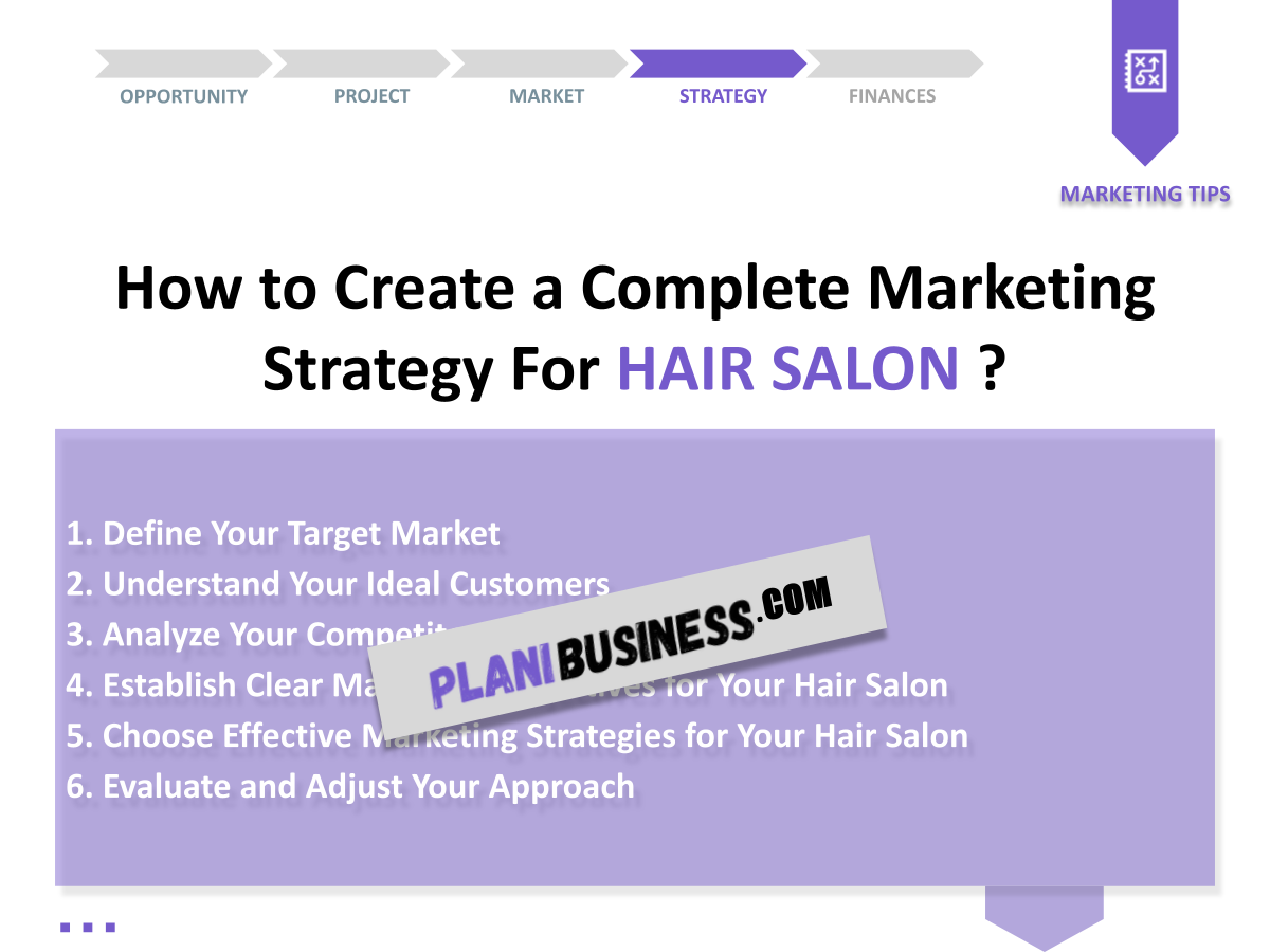 How to Initiate a Hair Salon Marketing Plan? With Example