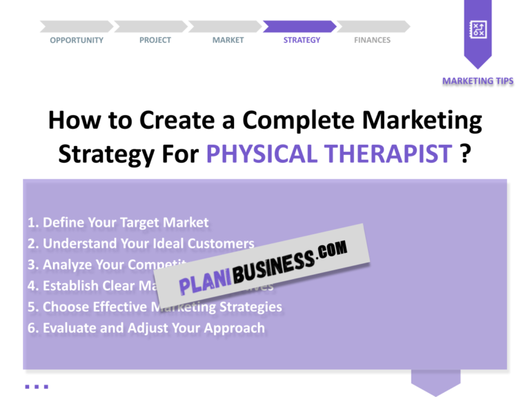 How to Kickstart a Physical Therapist Marketing Plan? With Example