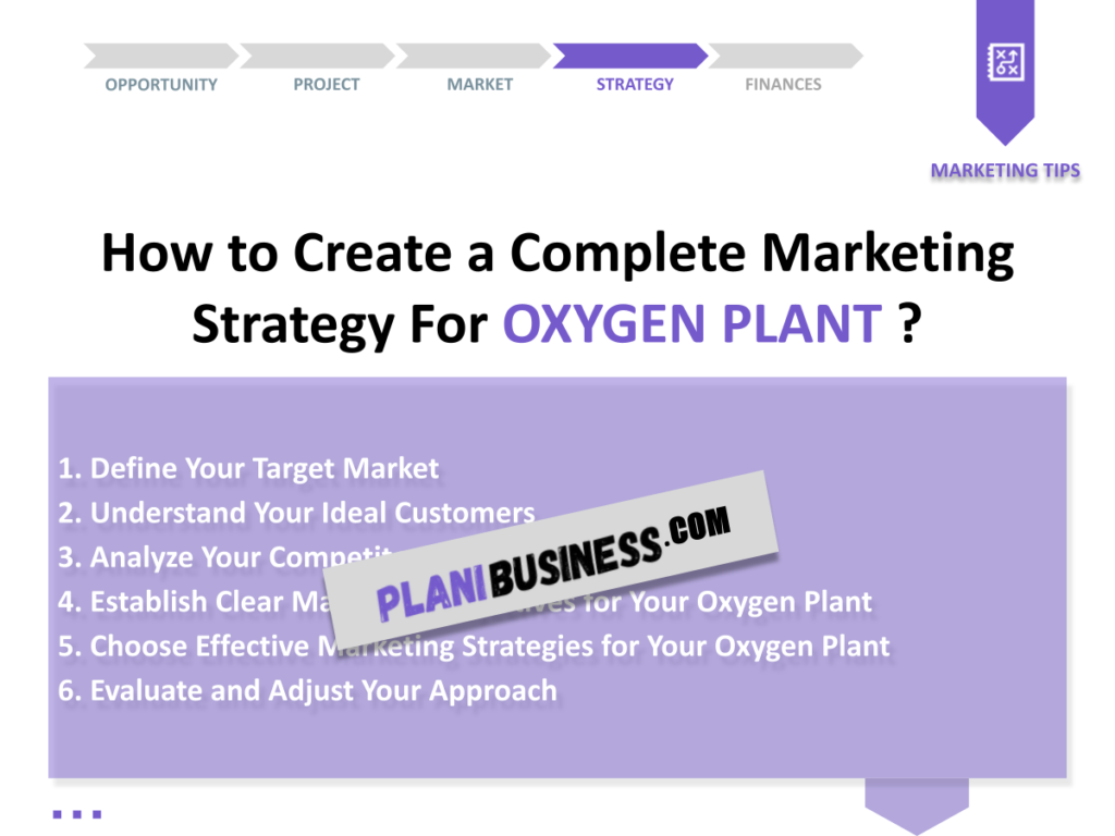 How to Initiate an Oxygen Plant Marketing Plan? With Example